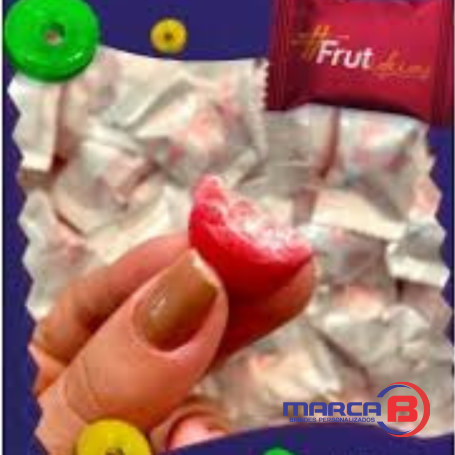 Balas Personalizadas Frut Drops - Marca B On-Line Brindes Personalizados